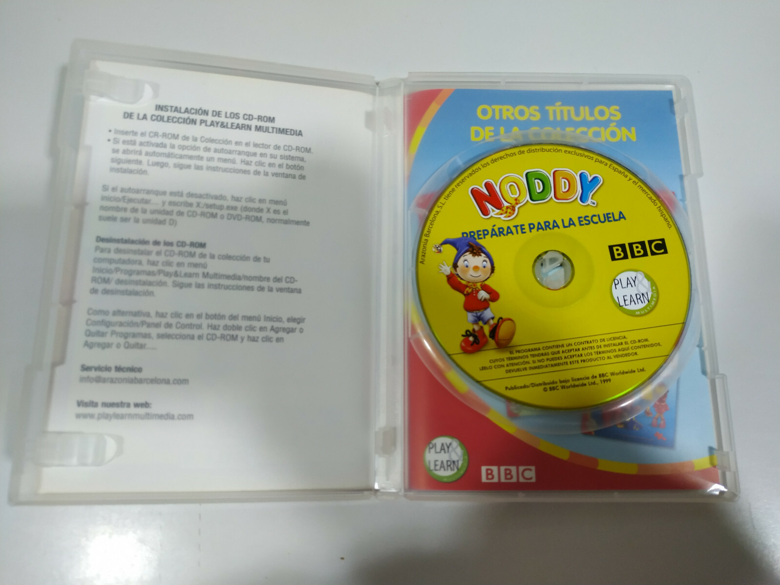 Noddy Get Ready for The School Set for PC Cd-rom Edition Spain | eBay
