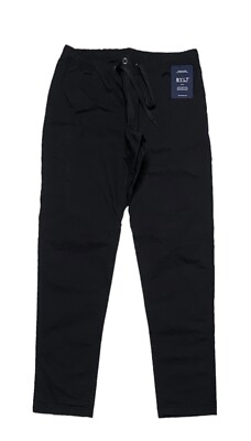 Bylt Men’s XL Black Weekender Pants Elastic Drawstring Ripstop Casual ...