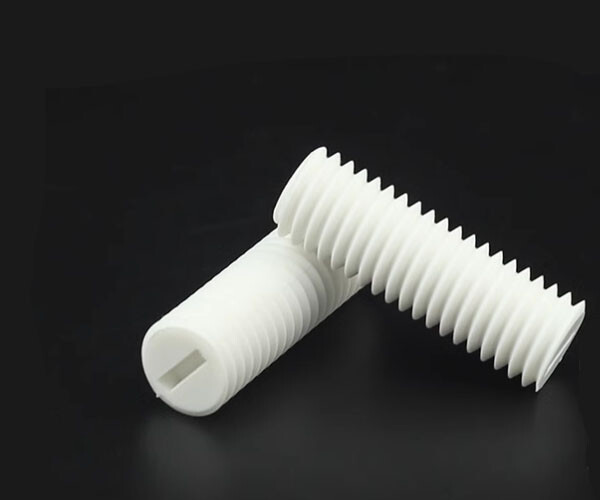 M10 PP Slotted Set Screw Flat End Screws Plastic Insulated Machine Rice ...