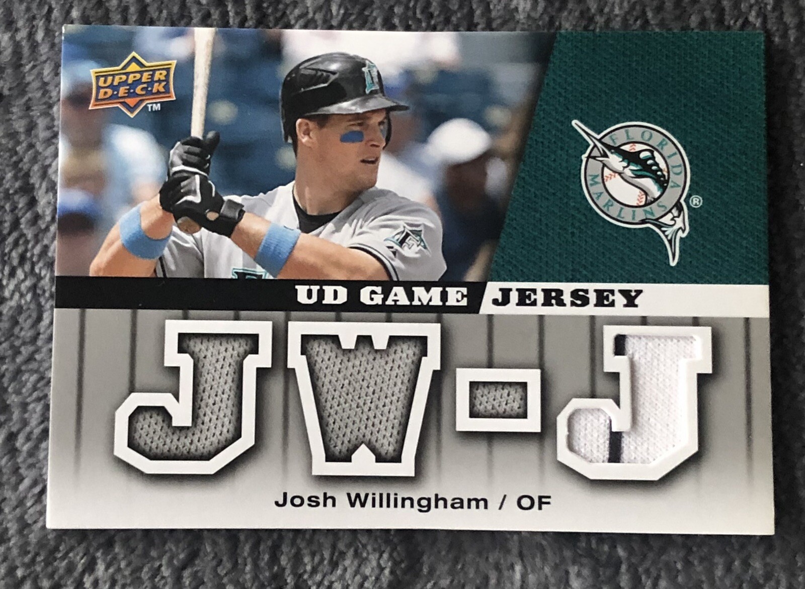 2009 Upper Deck UD Game Jersey Marlins Baseball Card #GJJW Josh ...