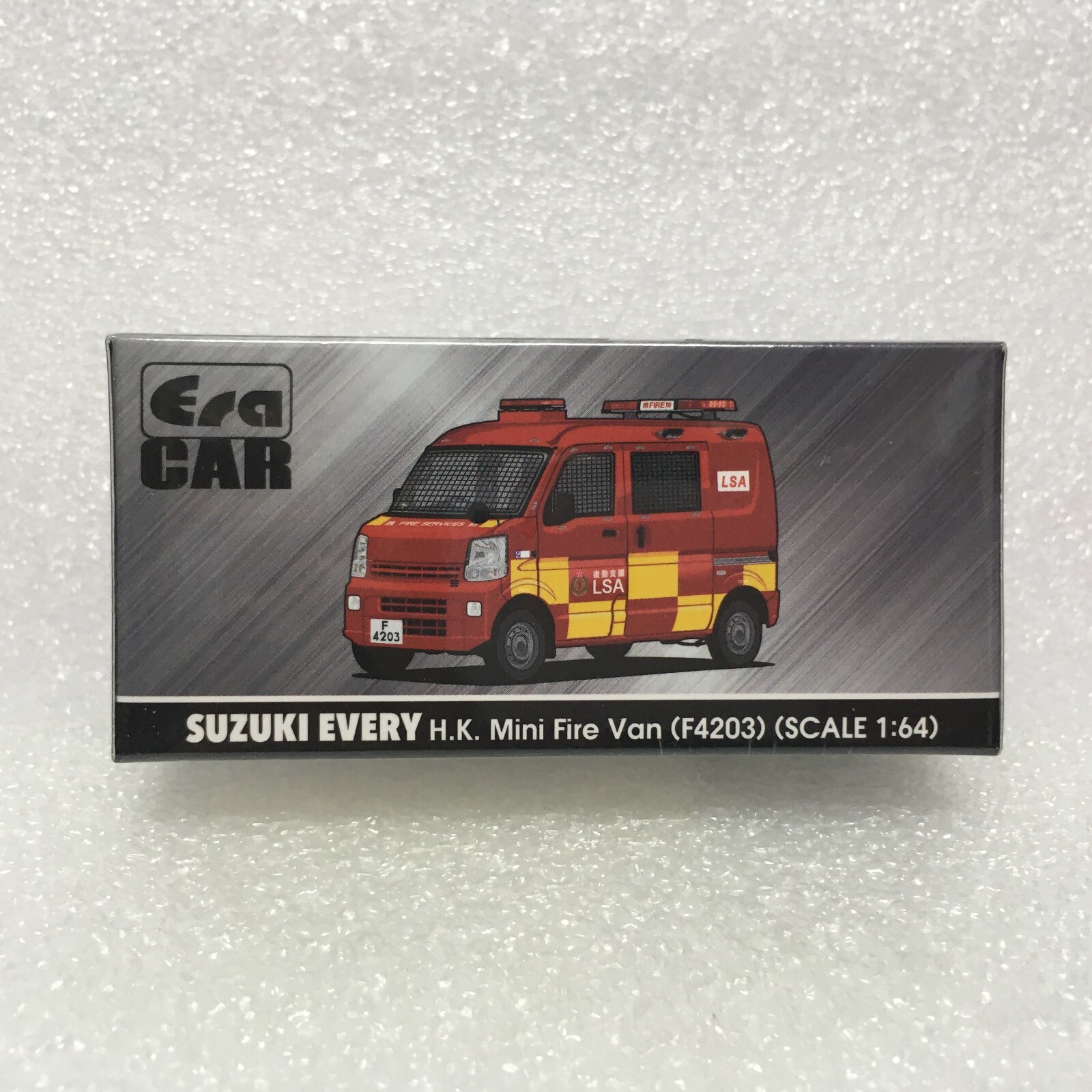 SP Suzuki Every - H.K. Mini Fire Van (F4203) #ERA CAR 1/64 # ...