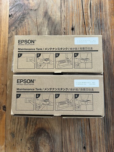 Lot of 2 Authentic Epson Ink Maintenance Tanks PXMT2 - UPC - 010343853744 | eBay