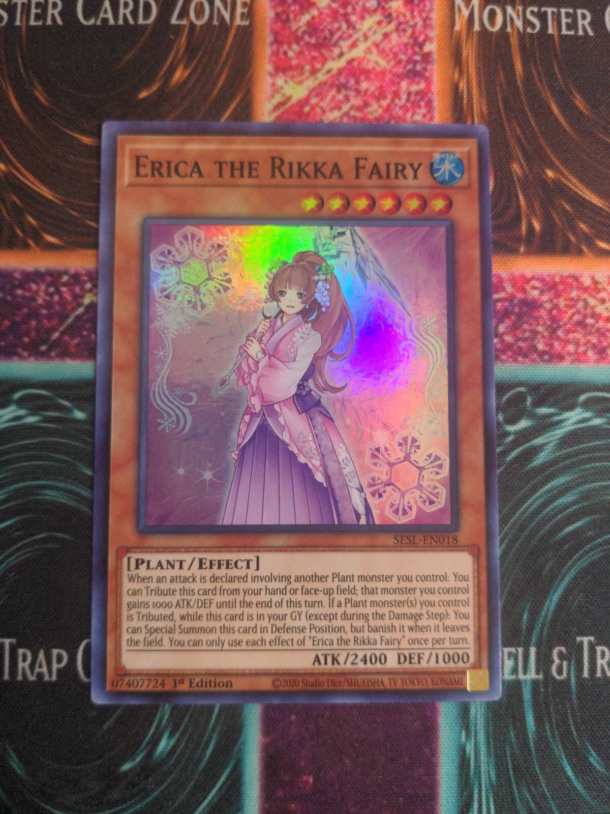 Yu-Gi-Oh! Erica the Rikka Fairy SESL-EN018 1st Edition Super Rare NM | eBay