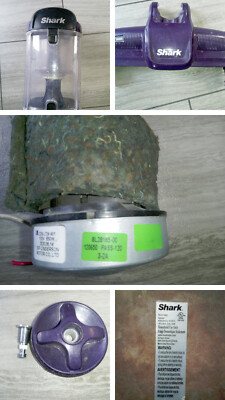 SH74) SHARK NAVIGATOR VACUUM PARTS NV150 12 PURPLE BLACK USED GOOD ...