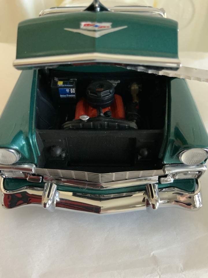 1956 Chevrolet Bel Air Convertible, Franklin Mint, Styro Box, Cert Of ...