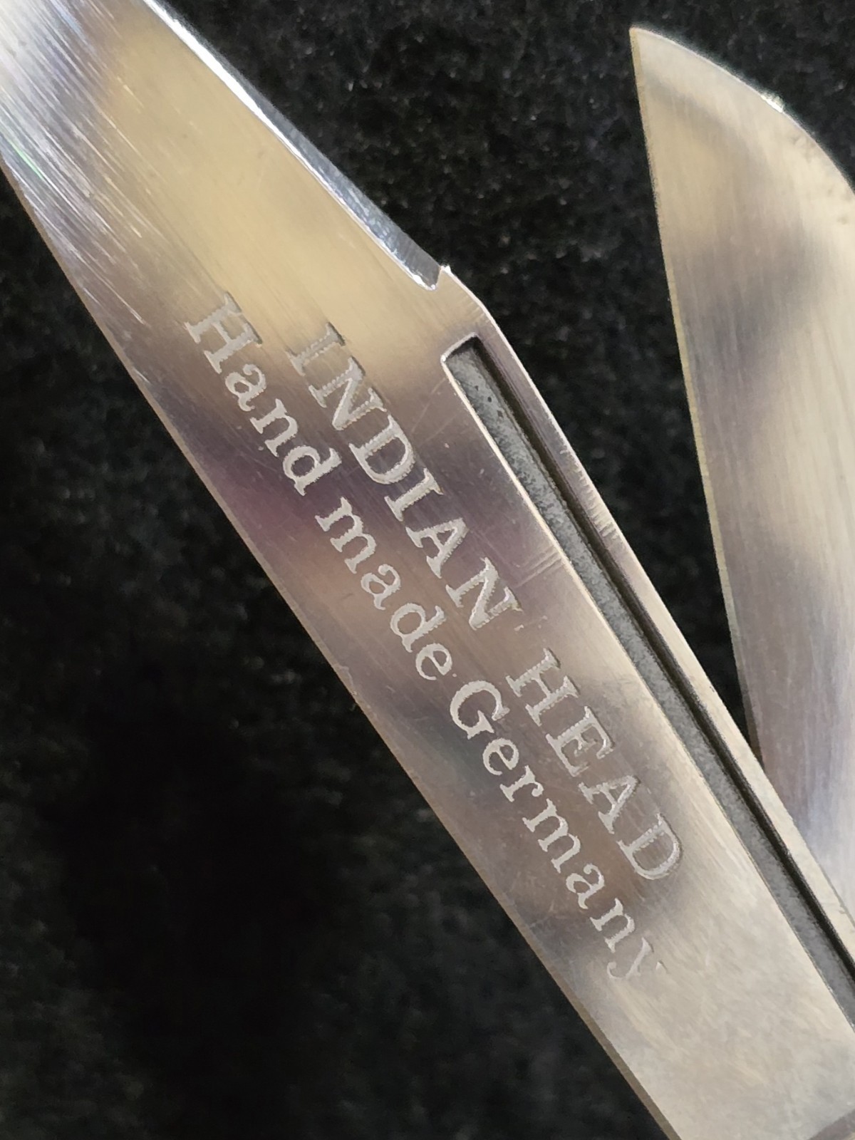 Nice German Buck Creek Indian Head 3 Blade Stockman Knife | eBay