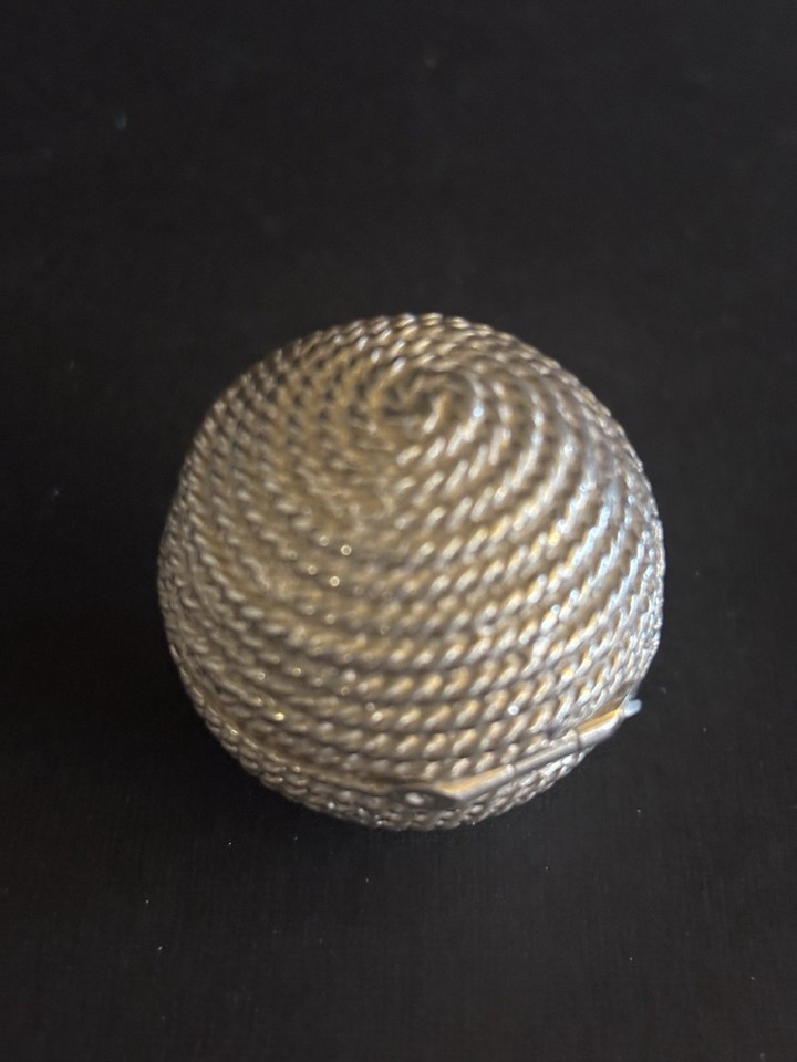 Tiffany & Co ~ Sterling Silver ~ Ball of String or Yarn ~ Pill Box | eBay