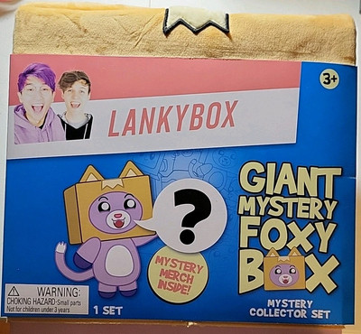 LankyBox Giant Mystery FOXY Box Collector Set Plush Cover NEW 2023 | eBay