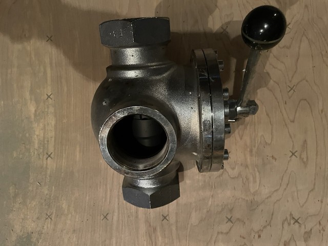 Rada 3way Chrome Steam Water Mixing Valve 50 Mm Inlet/outlet TS202 ...