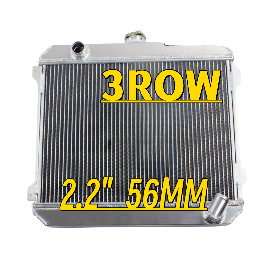 3Row Aluminum Radiator Fit 1975-1979 DATSUN 510 610 620/710/720 L20B 2 ...