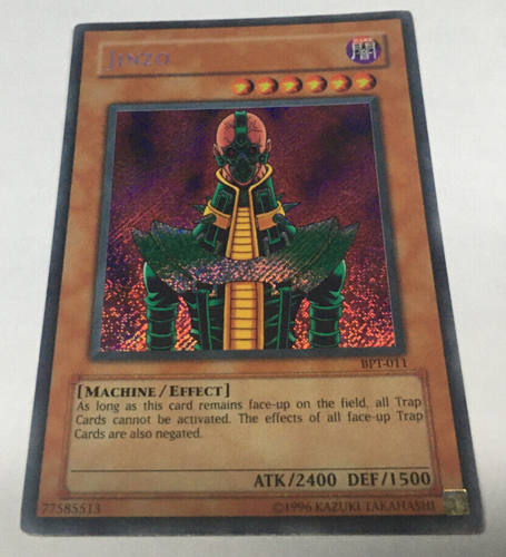 Yugioh JINZO BPT-011 Secret Rare Light Play 2003 Collectors Tin (BPT ...