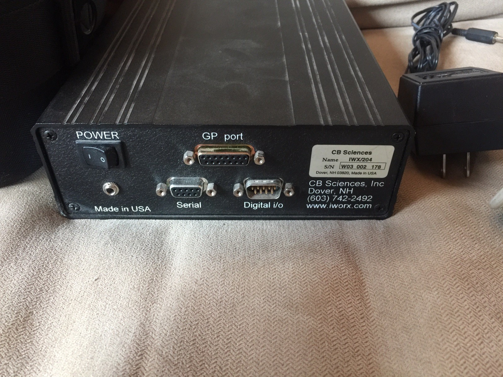 CB Sciences Iworx ISX/204 Stimulator Laboratory Unit With POWER ADAPTER ...