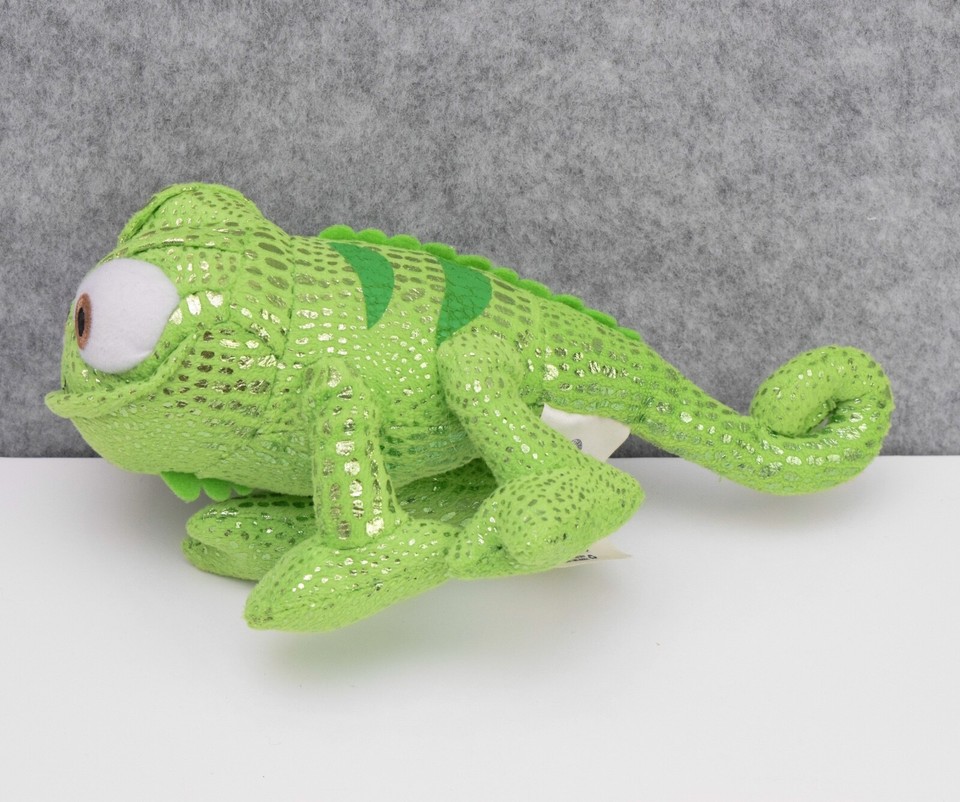 Disney Store Tangled Pascal Soft Toy 8" Lizard Chameleon Green | eBay UK