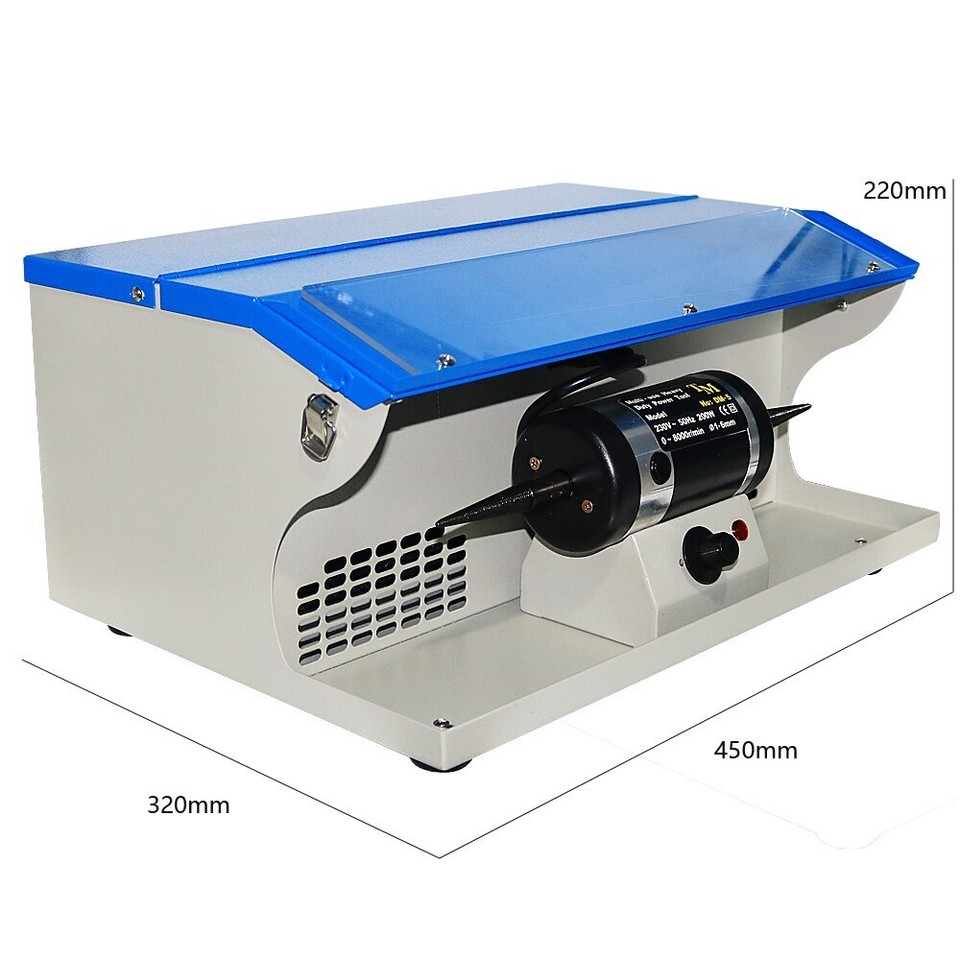 DM-5 Polishing Buffing Machine w/ Dust Collector Jewelry Polisher 110V ...