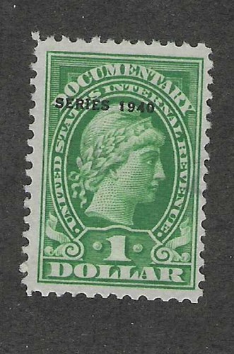 $1 US Internal Revenue Stamp Scott #R276 Series 1940 MINT NG | eBay