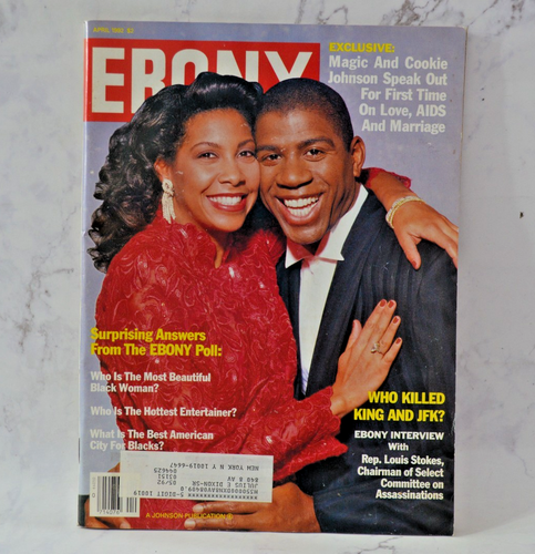1992 APRIL EBONY MAGAZINE - MAGIC & COOKIE JOHNSON🌸 | eBay