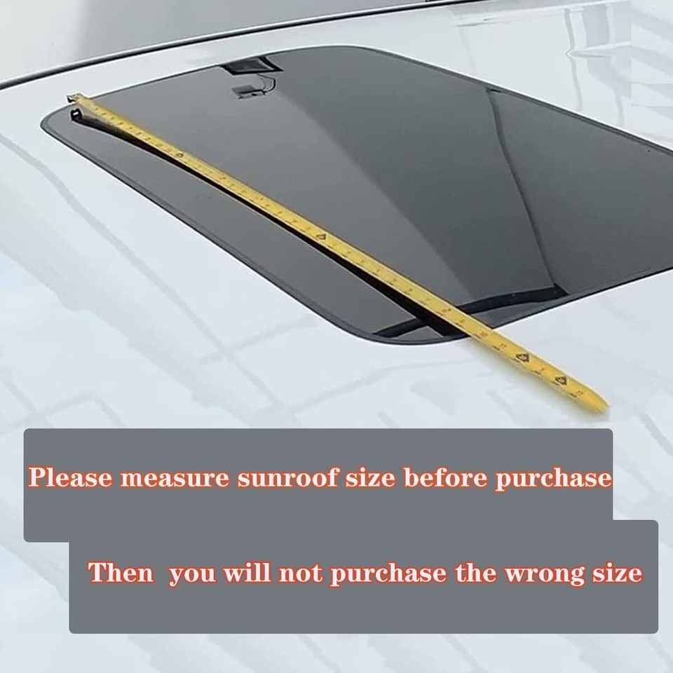 38" Moonroof Visor Window Top Sunroof Wind Deflector Rain Guard Vent ...
