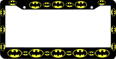 BATMAN Symbols bat shield License Plate Frame | eBay