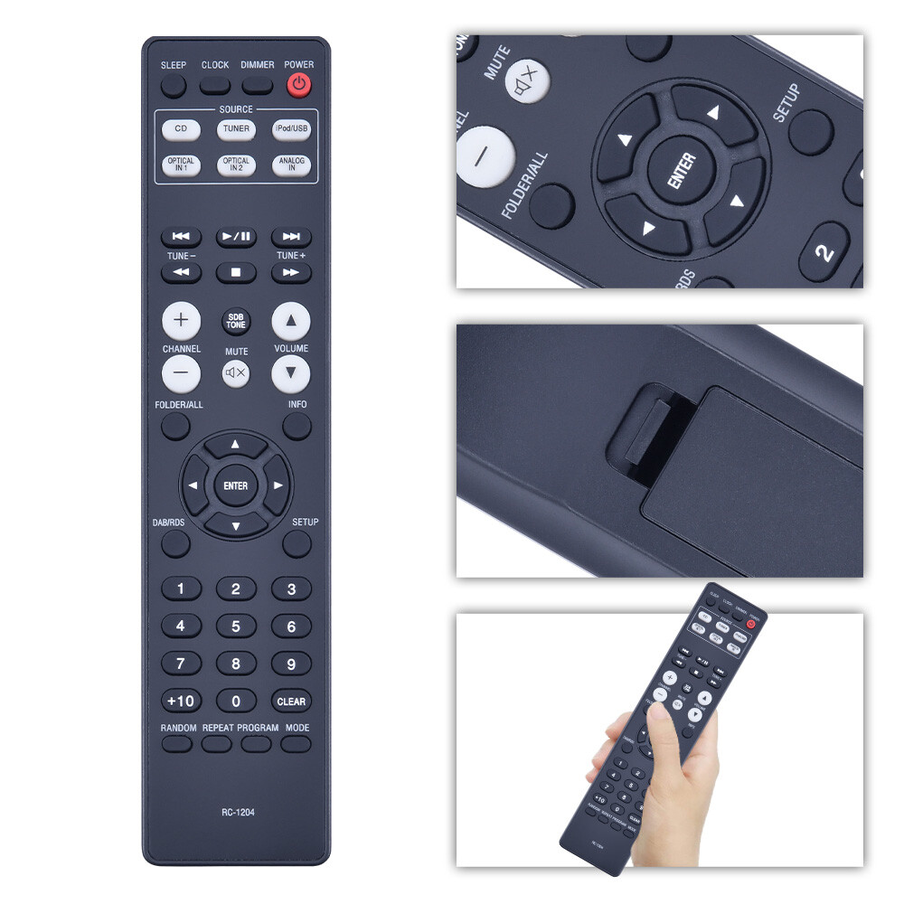 New RC-1204 Remote Control For Denon Receiver RCD-M40 RCD-M40DAB RCD ...
