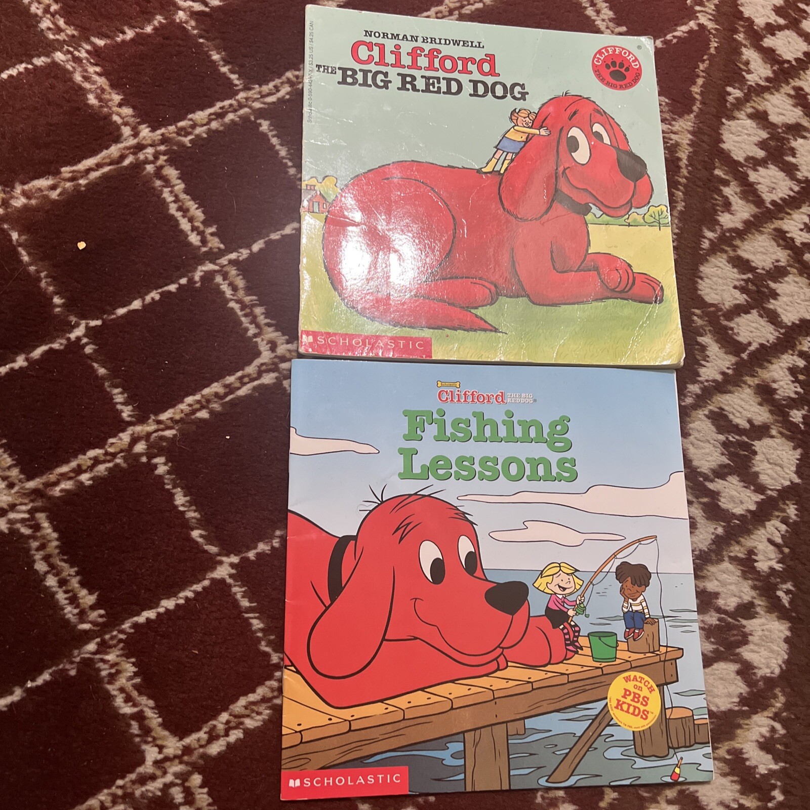 Clifford the Big Red Dog Big Red Dog Paperback Books Fishing Lessons ...