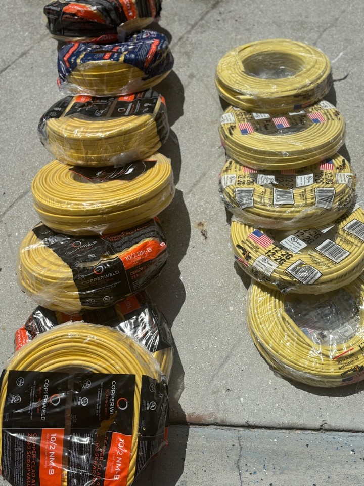 Copperweld 10/2 NM-B + G Cu-Clad AL 600V 250' Copper Clad Aluminum ...