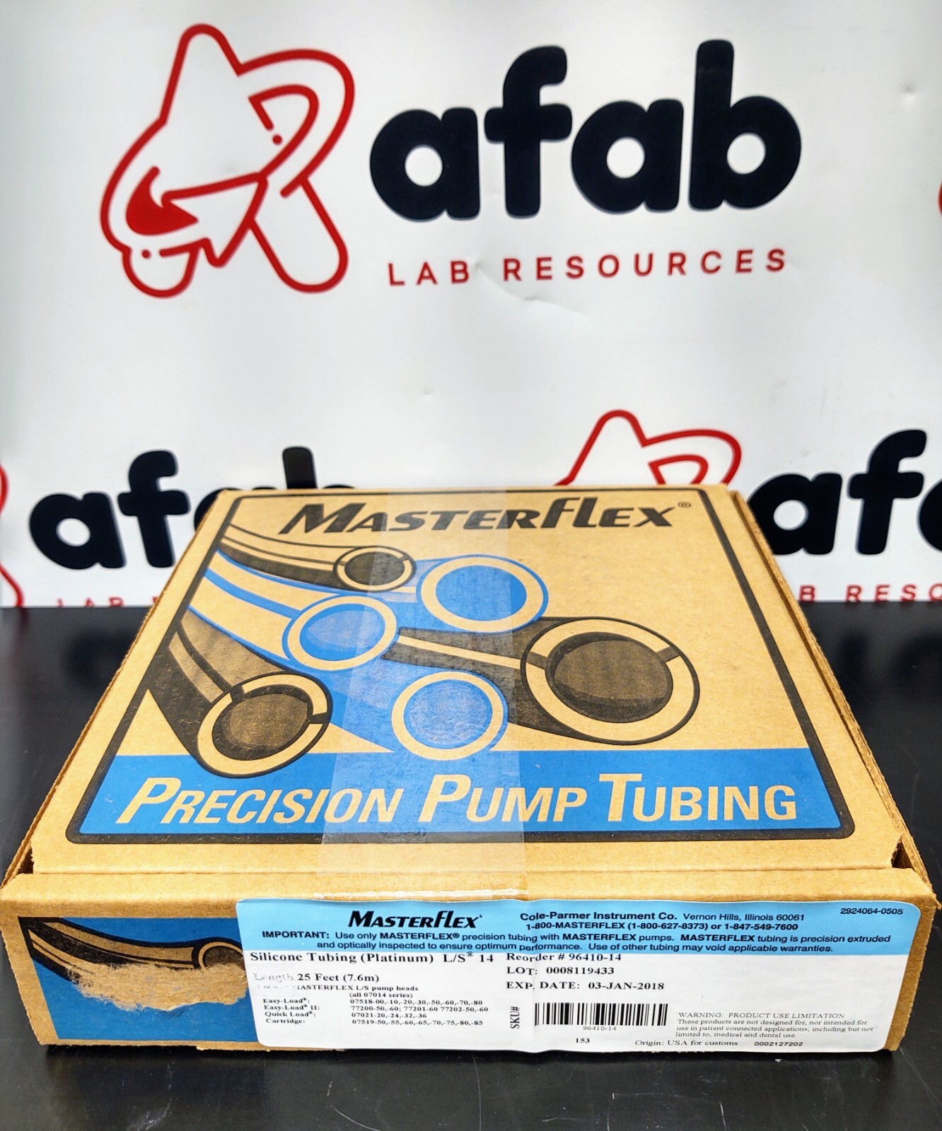 Masterflex L/s 14 Spooled Silicone Tubing Platinum Cured 500 FT With ...