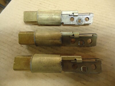 3 WEISER STANDARD DUTY 2-3/4" BACKSET DRIVE IN DEADBOLT LATCH VINTAGE ...