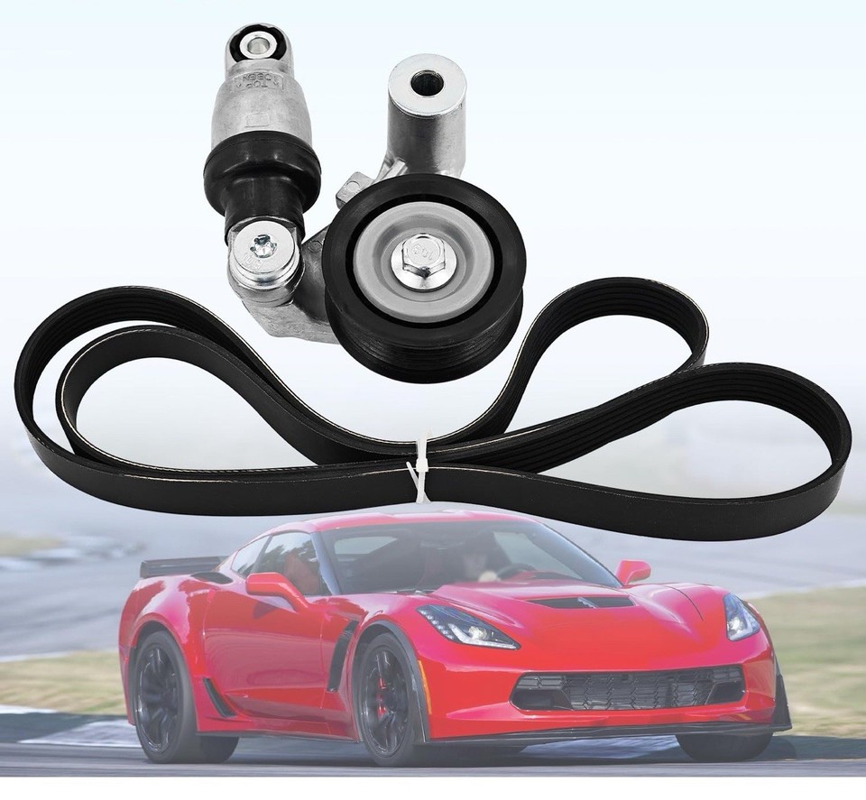 Serpentine Belt Tensioner Kit for Chevrolet C7 Corvette GM 2014-2019 ...