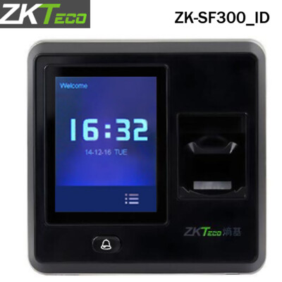ZKTeco SF300 Smart 5F TCP/IP Fingerprint Time Attendance System Access ...
