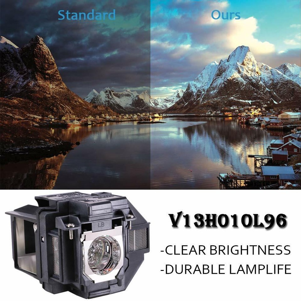 ELP97 For EB-X450 EB-X49 EB-X50 EB-X500 EB-X51 EH-TW5400 EH-TW5600 Lamp ...