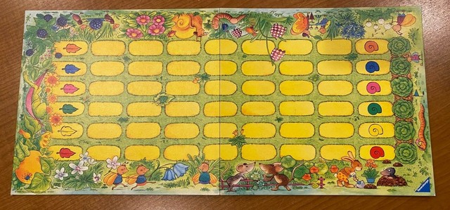 Snail's Pace Race Board Game 6 Snails Parts Only Ravensburger H5 for ...