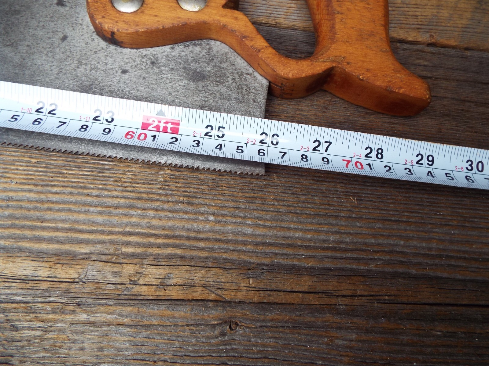 Antique Disston D-8 Handsaw Saw/ Tool in Good Condition 26 " | eBay