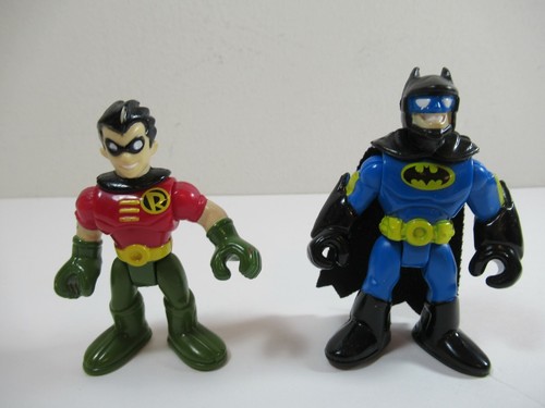 2 Count Lot of Imaginext Figures Batman and Robin 2.5 inch | eBay