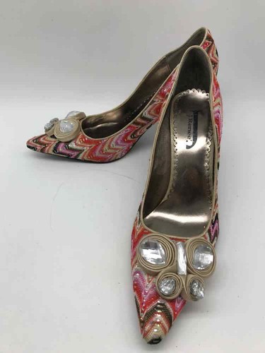 Pre-Owned J Renee Pink Size 7.5 Kitten Heel Heels | eBay