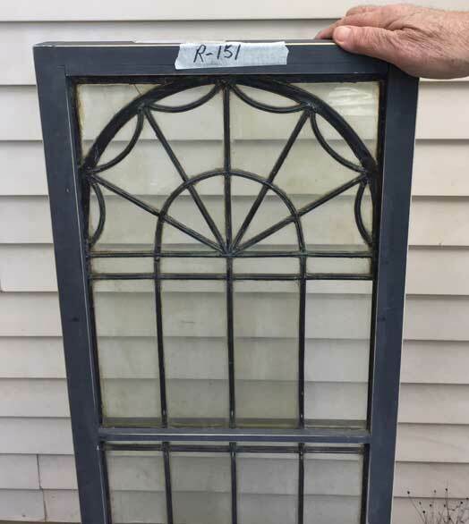 Antique LEADED STAINED AMERICAN WINDOW (ARCHITECTURAL DESIGN) | eBay