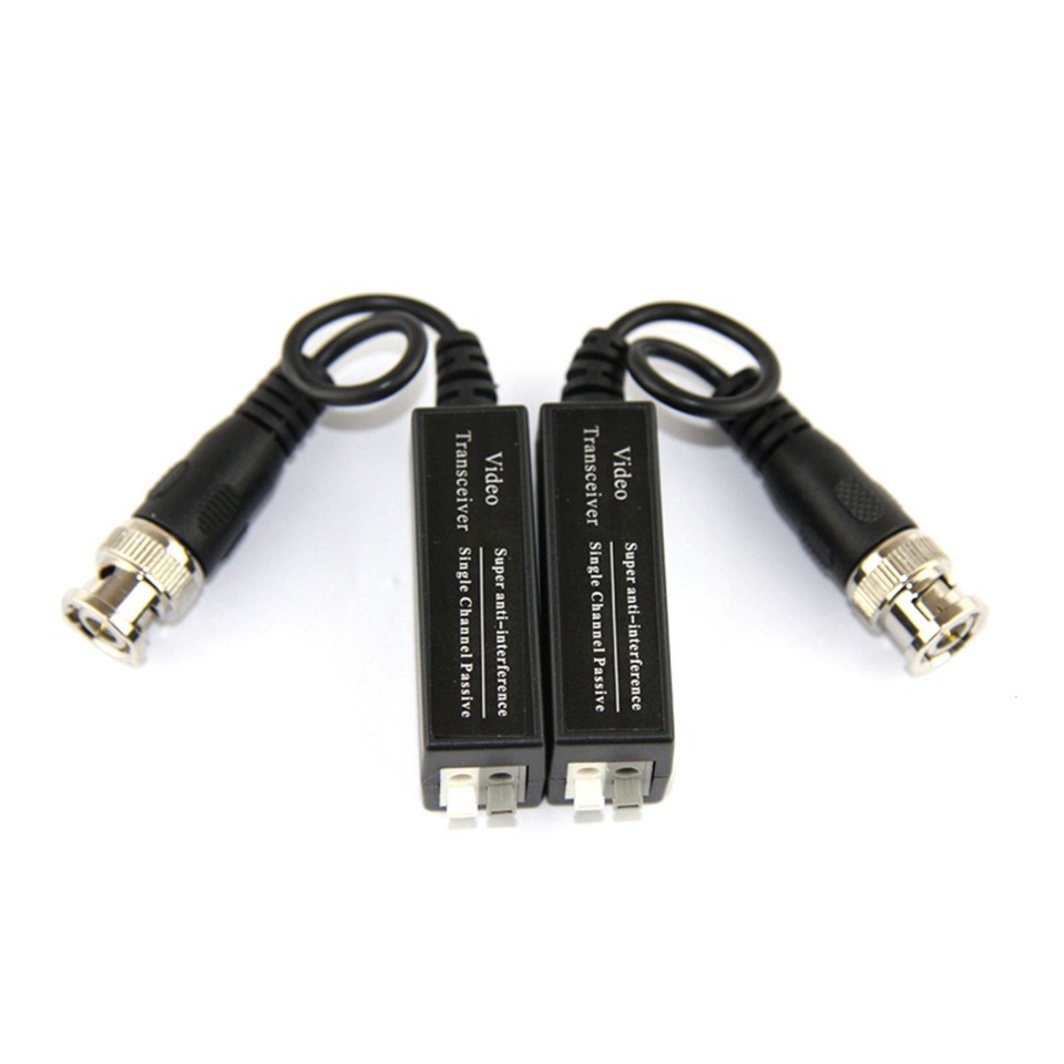 CCTV VIDEO BALUN BNC TO CAT5 UTP FOR HD CAMERAS AHD HD TVI CVI 1080P ...