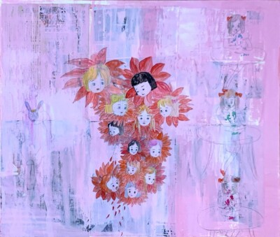Noriko Ito "Untitled" Original Oil on Canvas Signed by Artist | eBay