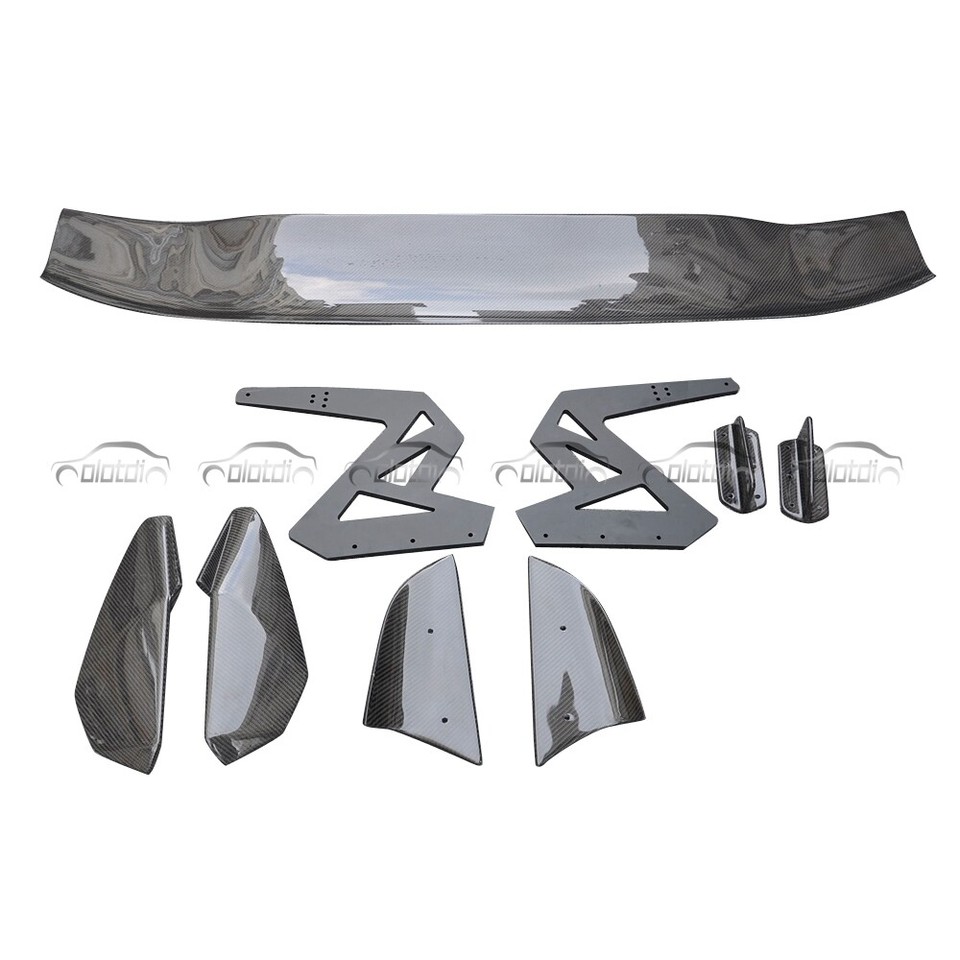 Carbon Fiber Spoon Type Wing Trunk Spoiler For Honda Civic FK7 FK8 ...