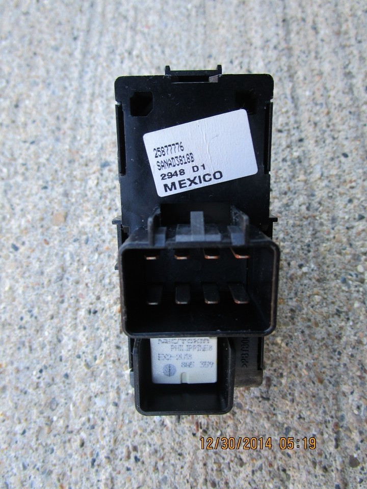 09 - 11 CHEVY HHR PASSENGER RIGHT SIDE POWER WINDOW SWITCH OEM P/N ...