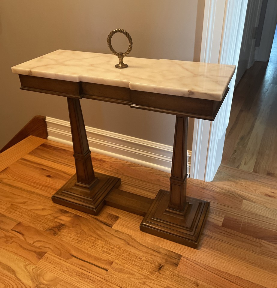 20th Century Marble Top Weiman Table | eBay
