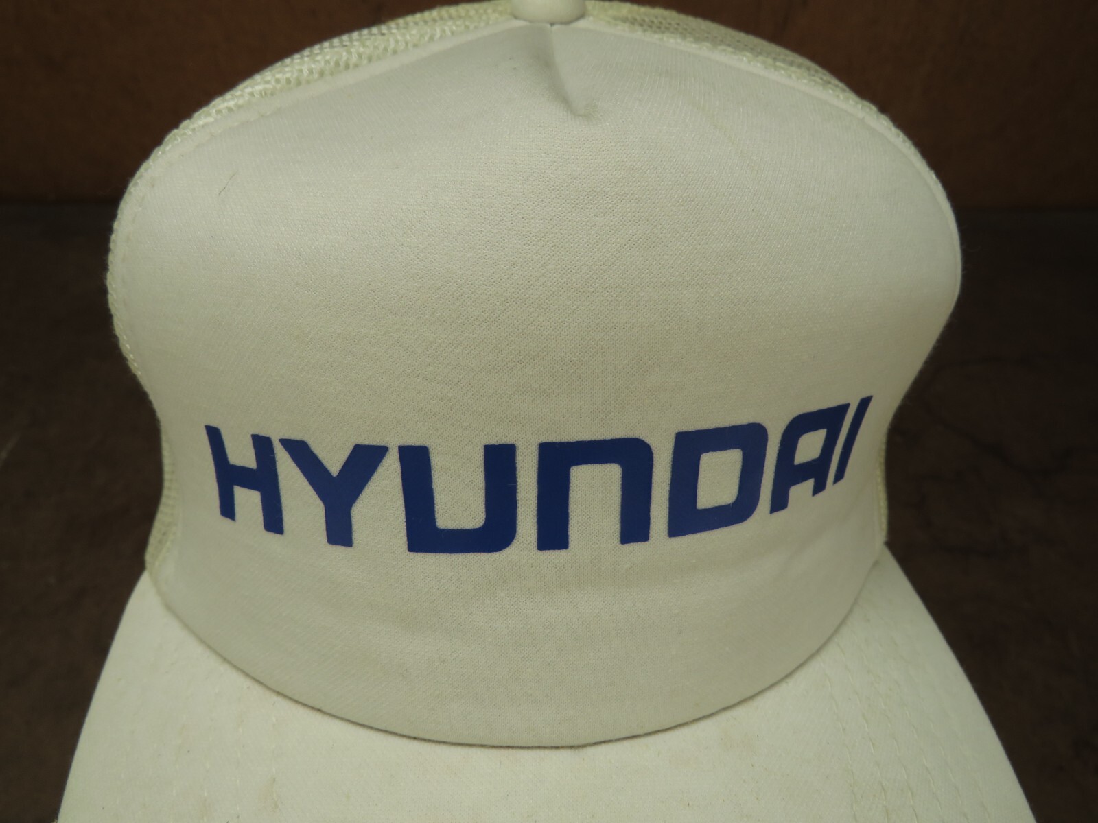 Hyundai motors car logo dealer trucker hat cap VTG - Gem