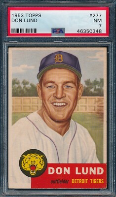 1953 Topps Don Lund #277 PSA 7 *CENTERED* | eBay