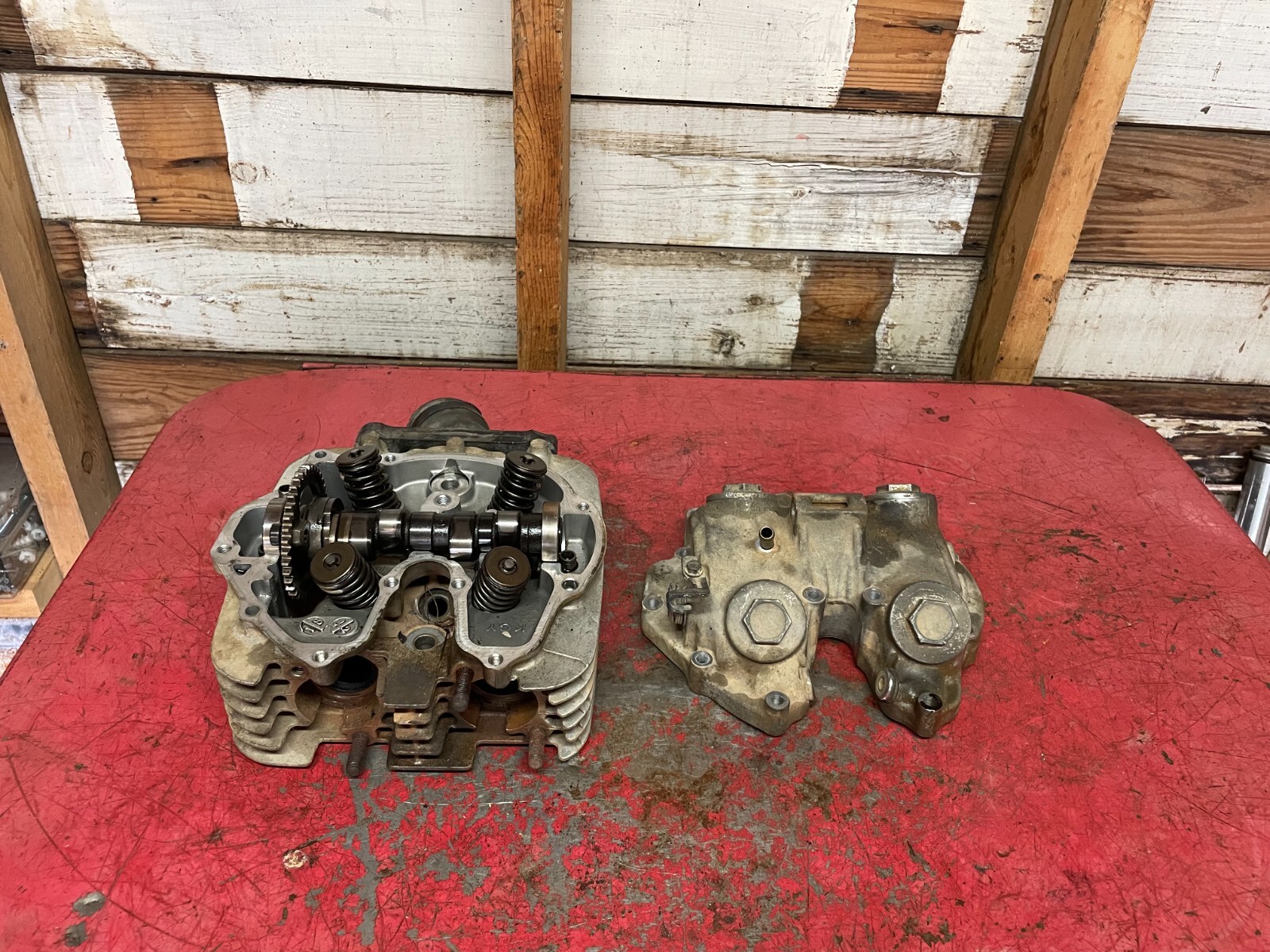 1999 Honda XR400R Engine Cylinder Head Rocker Box Camshaft XR400 XR 400 ...