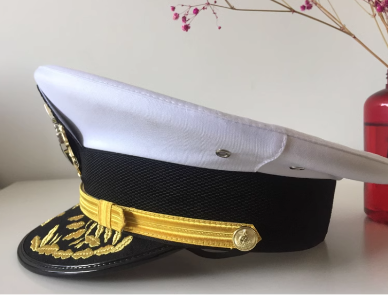 New US Navy Officer's captain rank cap hat in all sizes | eBay