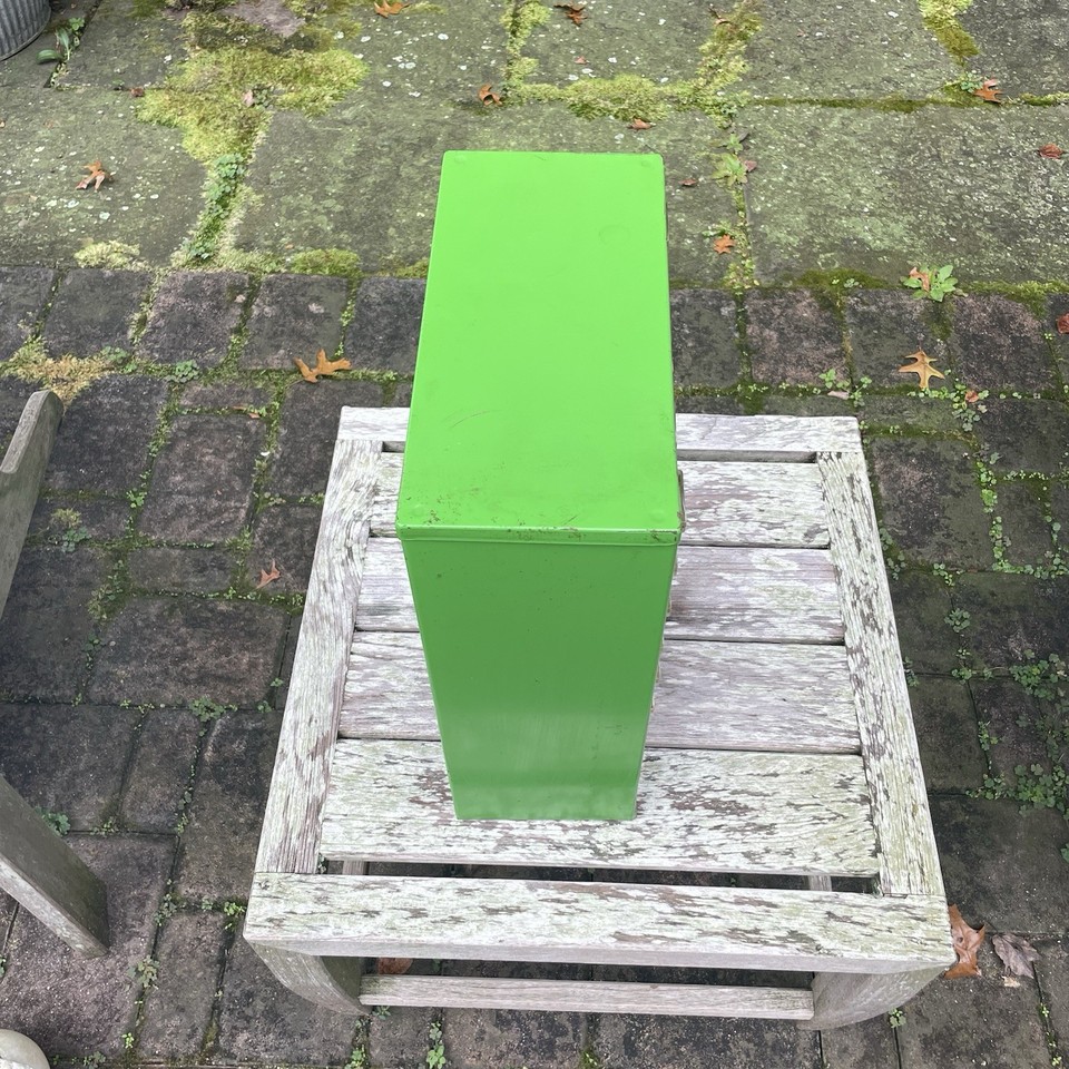 Vintage Raaco 35 Drawers Green Metal Small Parts Bin Organizer Denmark ...