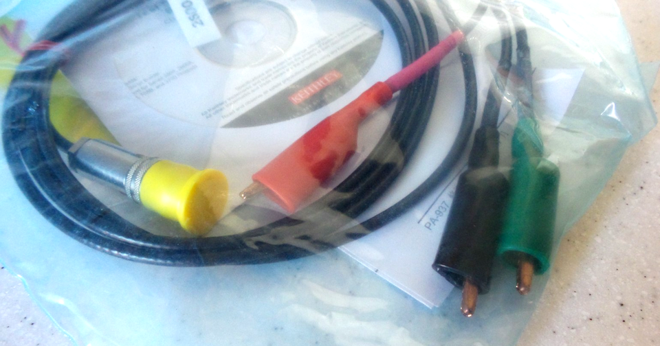 Keithley 2600-ALG-2 2m Triax to Alligator Clips Low Noise Cable for ...