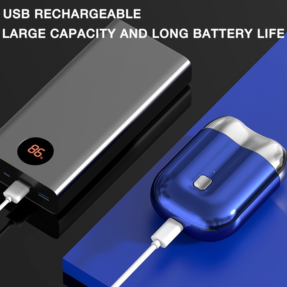 2025 New Model Mini Dual-Head Electric Shaver, Electric Mini Portable ...