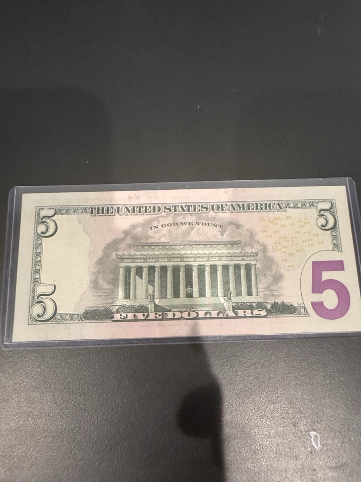 (S/N 67!) $5 Rare Very Low Two 2 Digit Note Fancy Serial Number ...