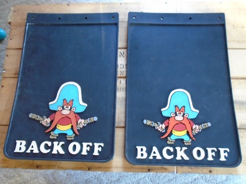 VTG Pair 1976 Warner Bros. Yosemite Sam Back Off Truck Mud Flaps ...