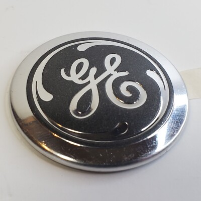 General Electric GE Adhesive Backed Logo Badge 1.5 Inches 1 1/2" Across ...